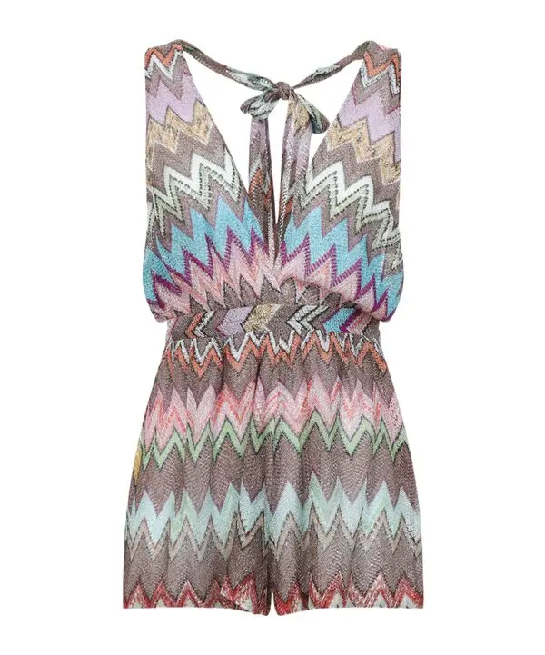 Missoni Sleeveless V-neck Cover-up - Gray