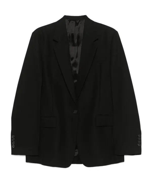 TOTEME Single-breasted Tailored Blazer - Black