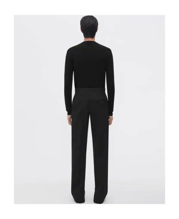 Bottega Veneta Slim Leg Compact Wool Trousers