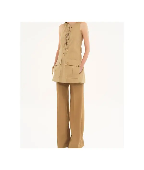 Chloé Pinafore Lace-up Mini Dress