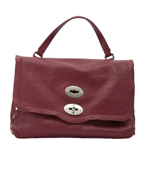 ZANELLATO Small Postina Studded Tote Bag - Red
