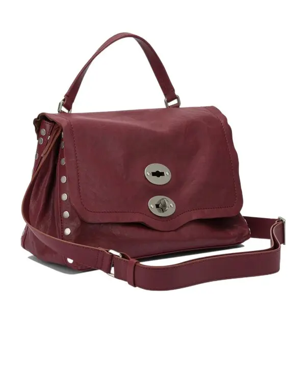 ZANELLATO Small Postina Studded Tote Bag - Red