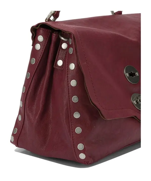 ZANELLATO Small Postina Studded Tote Bag - Red