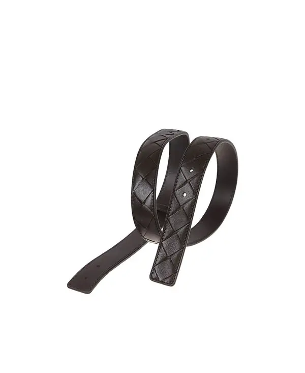 Bottega Veneta Perforated Leather Belt - Brown