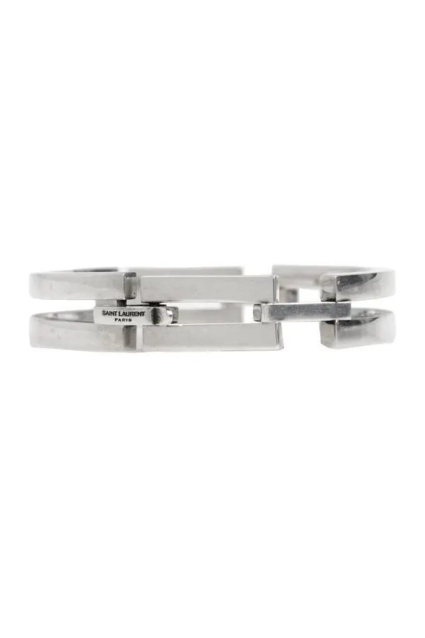 Saint Laurent Engraved Logo Bracelet