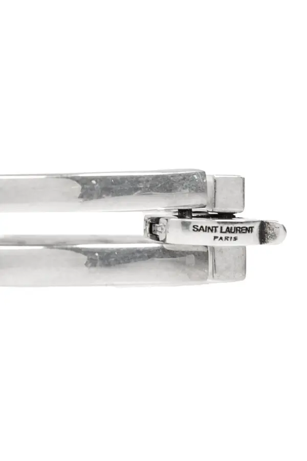 Saint Laurent Engraved Logo Bracelet