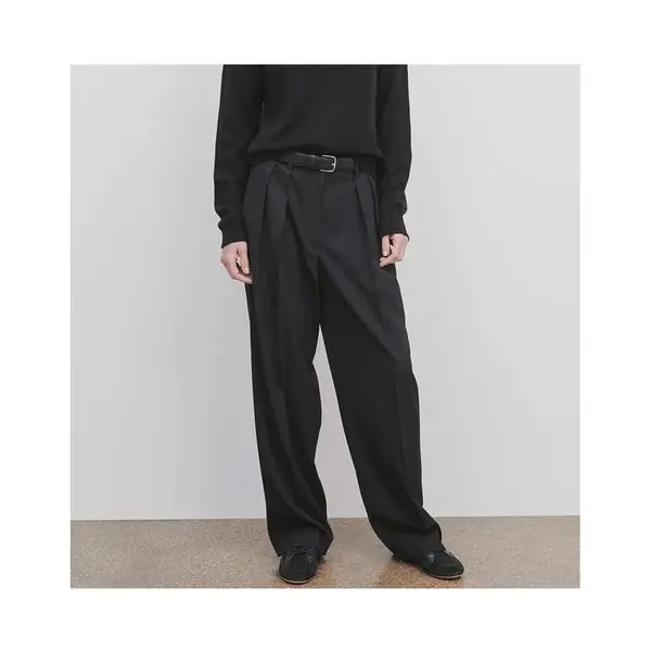 THE ROW Belt-loop Wide-leg Casual Pants