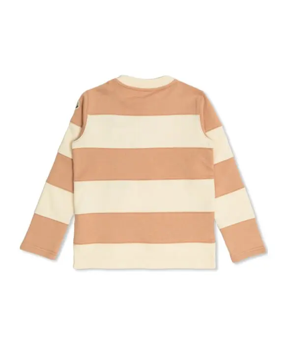 Moncler Striped Jumper With Logo Detailing