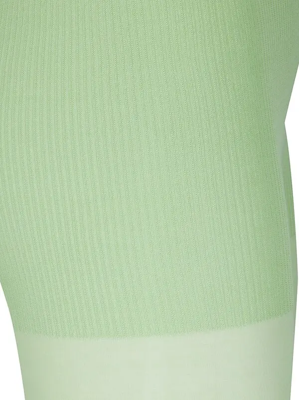 Paloma Wool Ribbed Sheer Knit Cropped Pants - Green