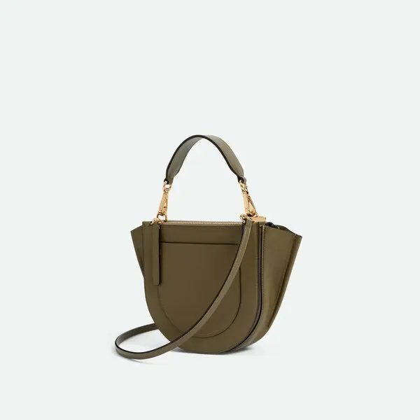 WANDLER Hortensia Mini Handbag - Deep Olive