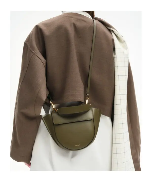 WANDLER Hortensia Mini Handbag - Deep Olive