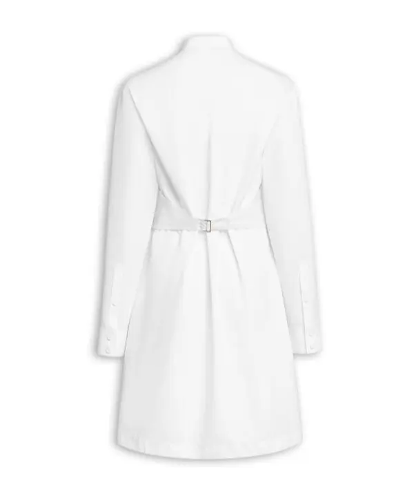 Alaïa Cotton Poplin Wrap Dress