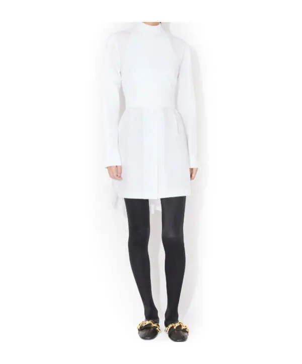 Alaïa Cotton Poplin Wrap Dress