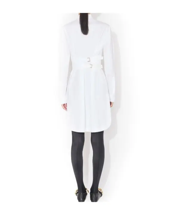 Alaïa Cotton Poplin Wrap Dress