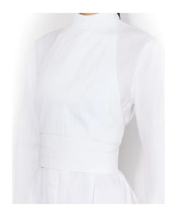 Alaïa Cotton Poplin Wrap Dress