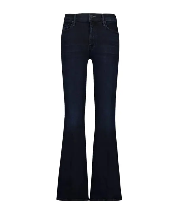 MOTHER The Weekender Flared Jeans - Black
