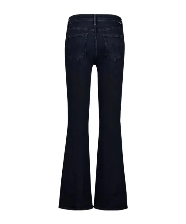 MOTHER The Weekender Flared Jeans - Black