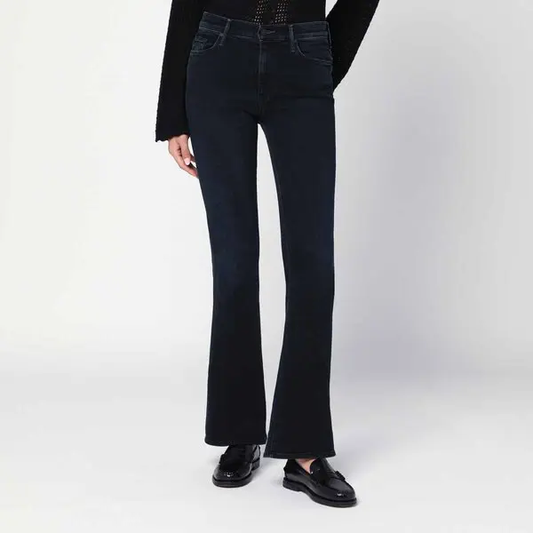 MOTHER The Weekender Flared Jeans - Black