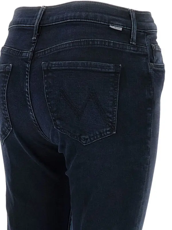 MOTHER The Weekender Flared Jeans - Black