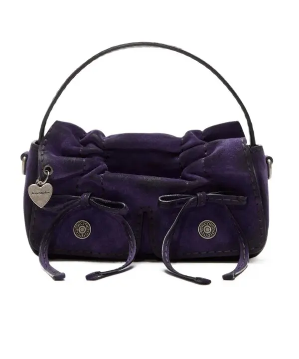 Acne Studios Multipocket Micro Clutch Bag - Violet