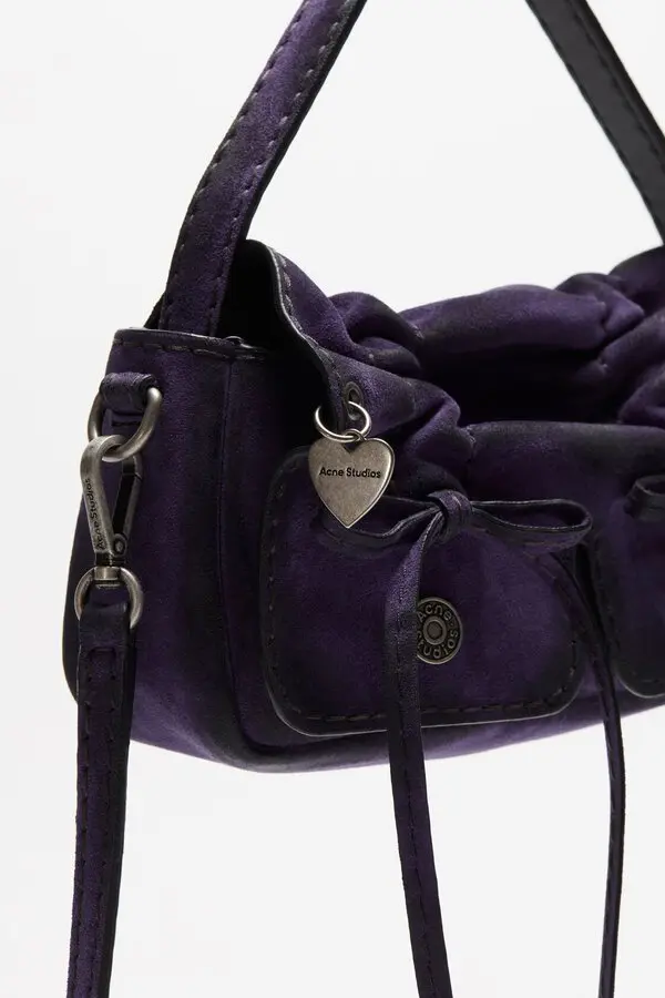 Acne Studios Multipocket Micro Clutch Bag - Violet