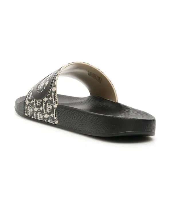 FERRAGAMO Gancini Pattern Slides