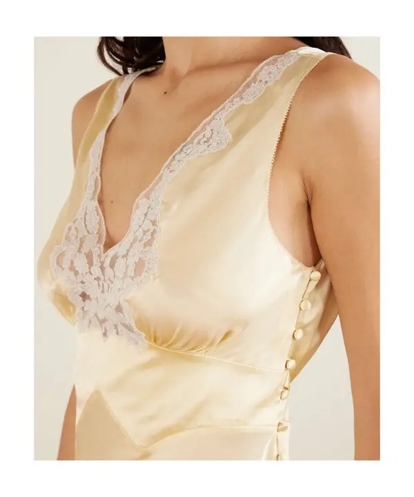Chloé Sleeveless V-neck Lace Trimmed Dress