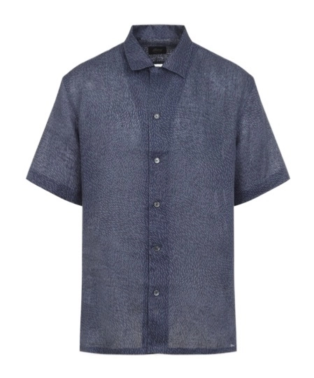 Brioni Textured Cuban Short-sleeve Shirt - Gray
