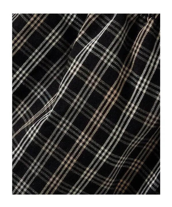 RÓHE Plaid Wide-leg Trousers