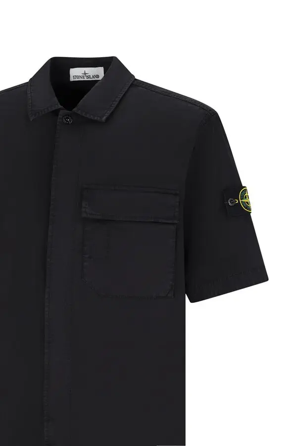 Stone Island Short Sleeve Buttoned Shirt