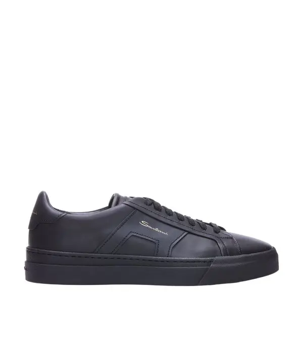 Santoni Logo Lace-up Low-top Sneakers