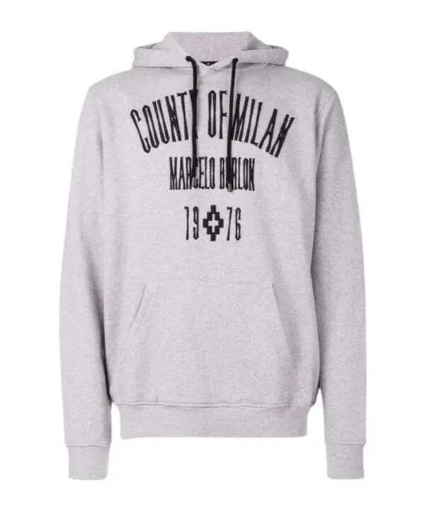 MARCELO BURLON COUNTY OF MILAN Long-sleeved Sweater - Gray, Black