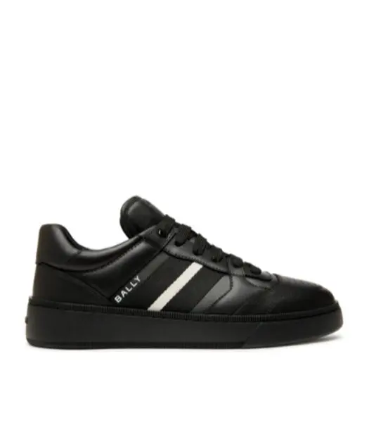 Bally Round-toe Lace-up Sneakers - Black