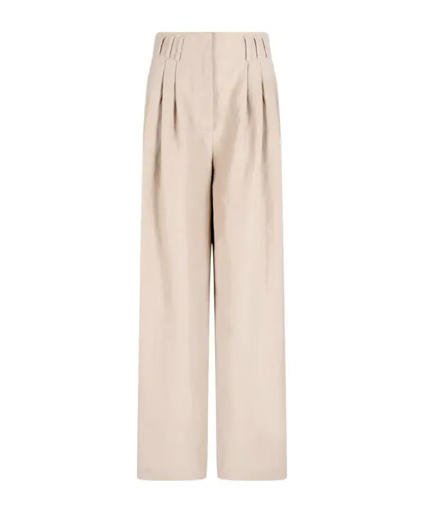 Giorgio Armani Wide-leg Trousers - Light Brown