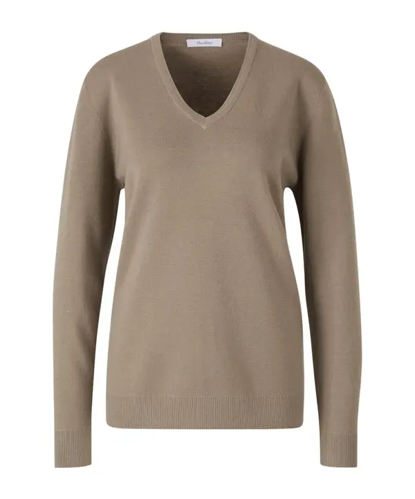 Max Mara V-neck Long-sleeved Jumper