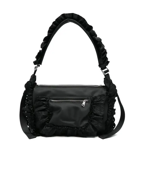 Simone Rocha Pillowcase Ruffled Shoulder Bag - Black