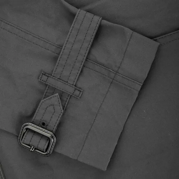 Burberry Long-sleeved Trench Coat - Black