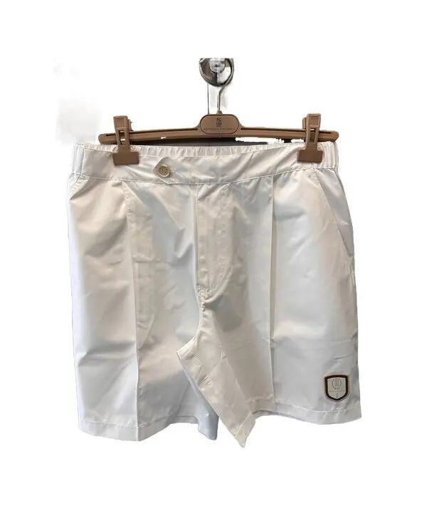 Brunello Cucinelli Tailored Knee-length Shorts With Logo Appliqu