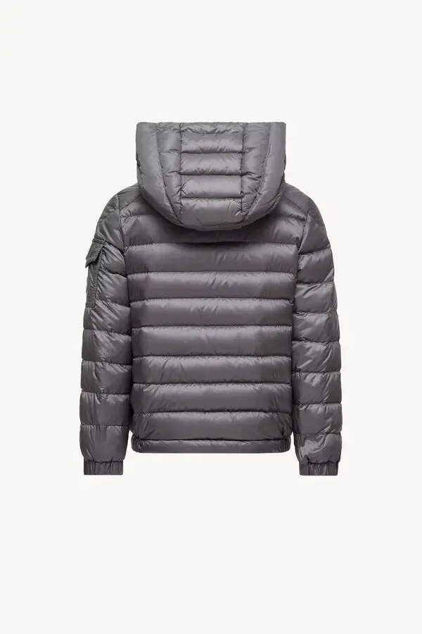 Moncler Lauros Hooded Down Jacket - Grey