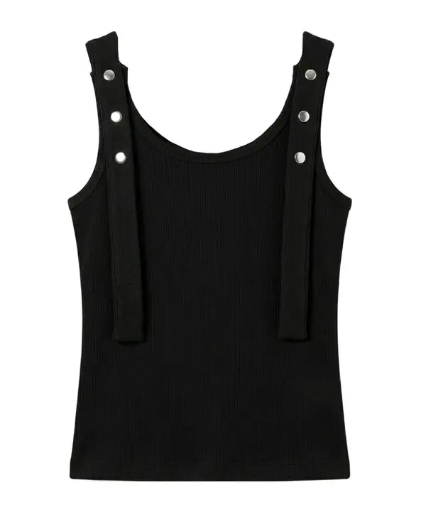 MSGM Sleeveless Vest With Button Detail
