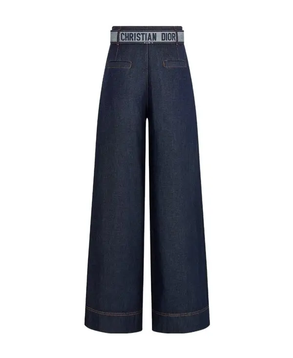 Dior Multi-pocket Belted Denim Trousers