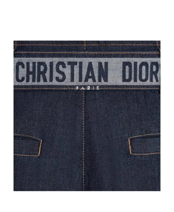 Dior Multi-pocket Belted Denim Trousers