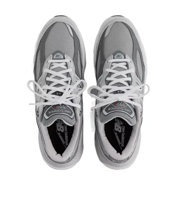 NEW BALANCE 990v6 Low Top Lace-up Sneakers - Gray