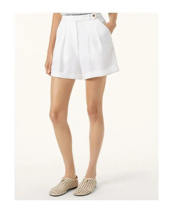 Loro Piana Belted Pleated Shorts