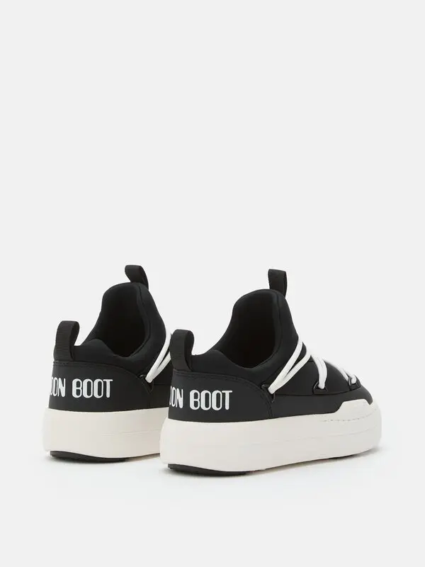 Moon Boot Lace-up Sneakers - Black