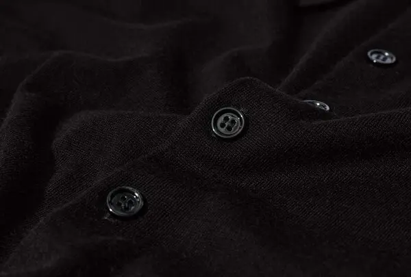 Dries Van Noten Long-sleeved Polo Sweater With Logo