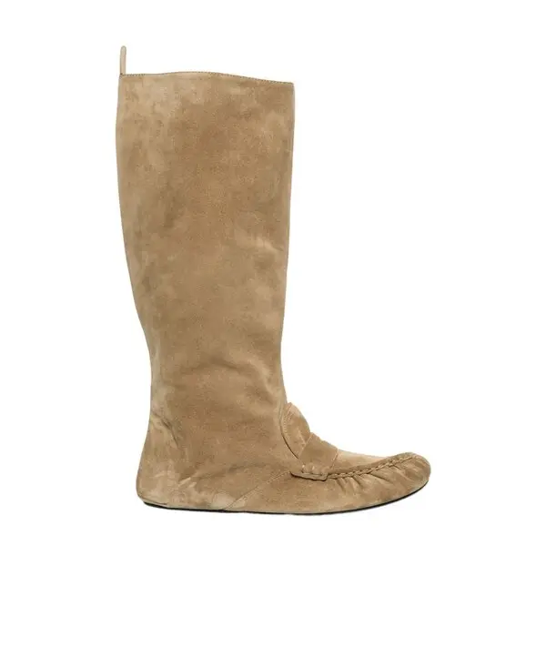 Acne Studios Slouch Toe-detail Boots - Brown