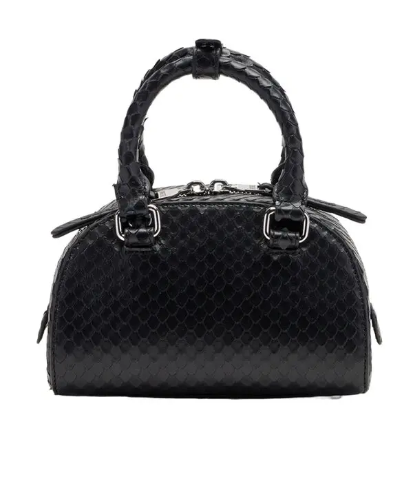 DIESEL® 1dr Dome Mini Bowling Bag - Black
