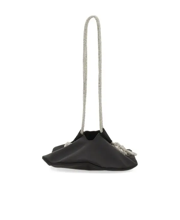 Kara Cosmic Ufo Shoulder Bag - Black