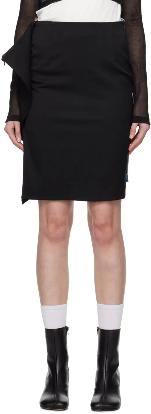 MAISON MARGIELA Panelled Denim Miniskirt